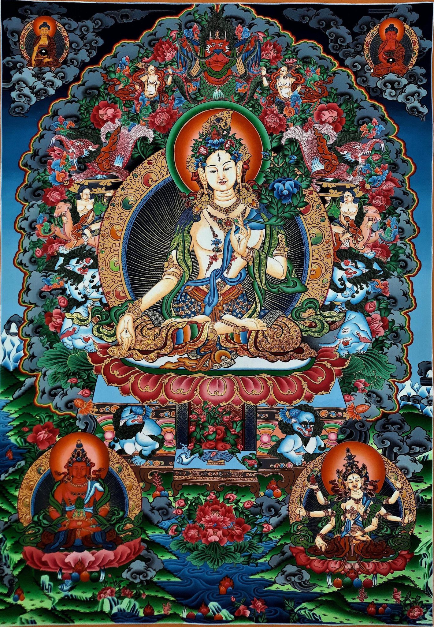 20+ Tranh Thangka Mandala - Hình ảnh Phật Giáo Mật Tông đẹp nhất